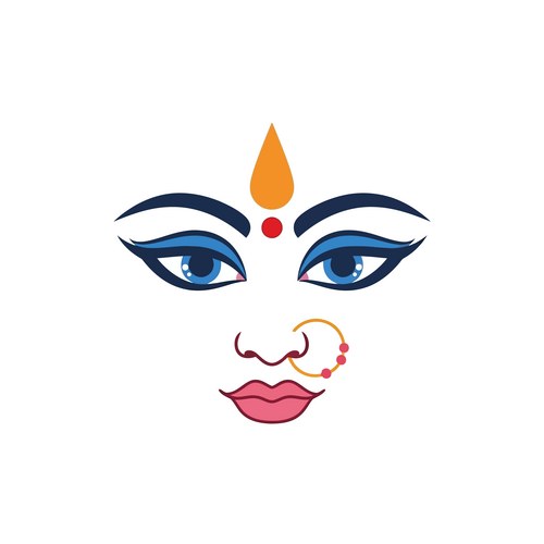 Navratri Maa Vector Images (over 1,700)