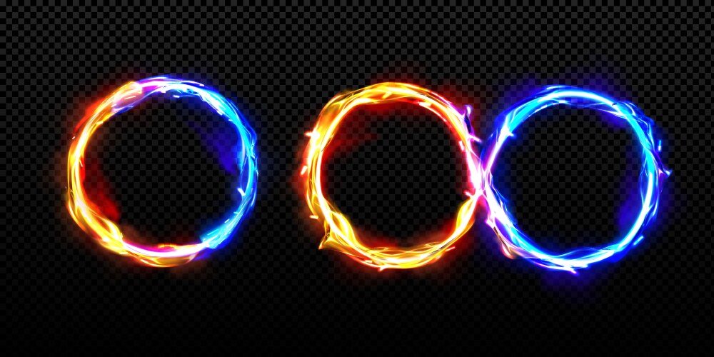 Infinity symbol with glowing hummingbird Vector Image