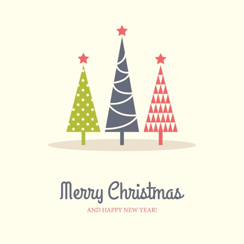 Christmas tree from paper ribbon Royalty Free Vector Image
