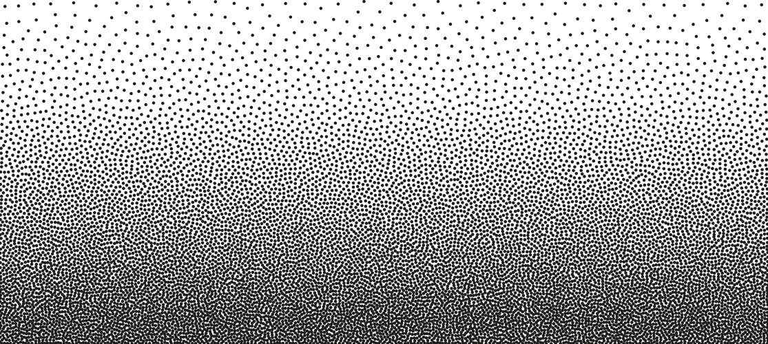 Stipple pattern dotted geometric background Vector Image