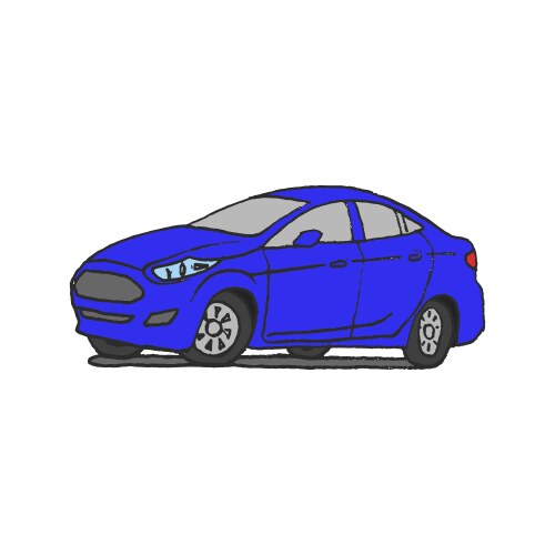 Blue Car Cartoon Vector Images (over 9,400)