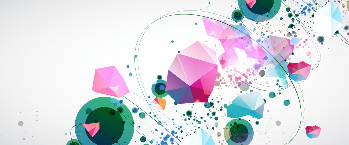 Science horizontal background Royalty Free Vector Image