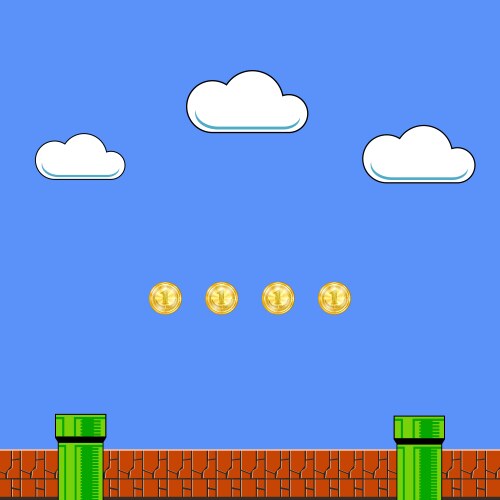 Mario Clouds Vector Images (97)