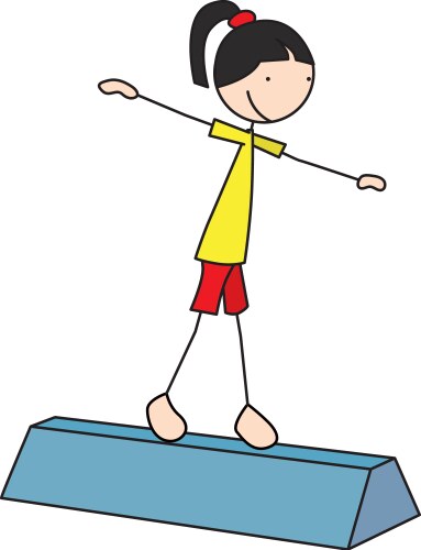 Balance Beam Cartoon Vector Images (over 140)
