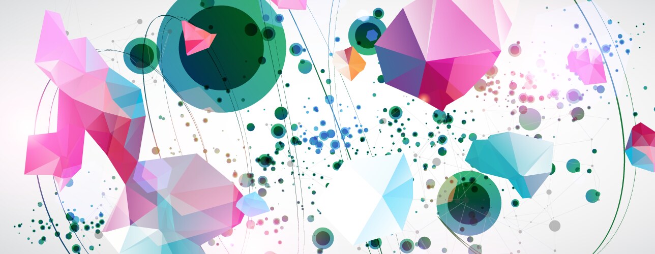 Science horizontal background Royalty Free Vector Image