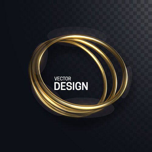 Golden ring icon Royalty Free Vector Image - VectorStock