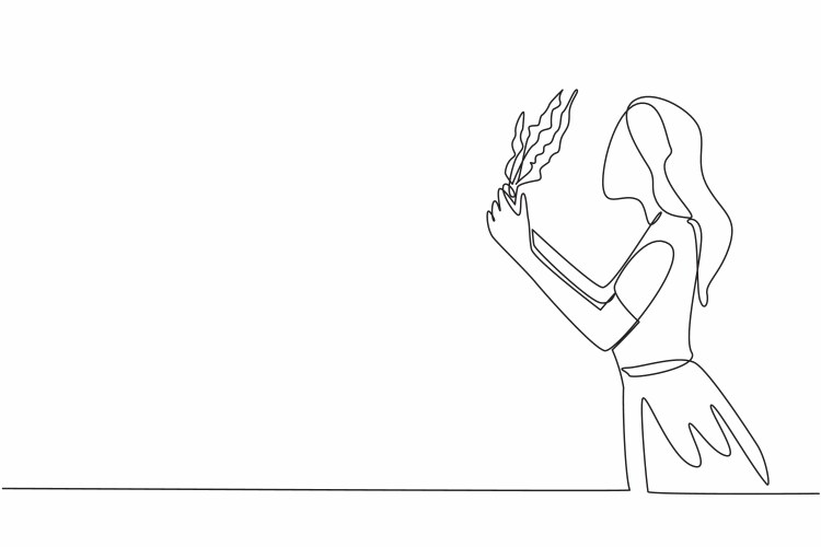 Girl Smelling Flowers Vector Images (over 560)