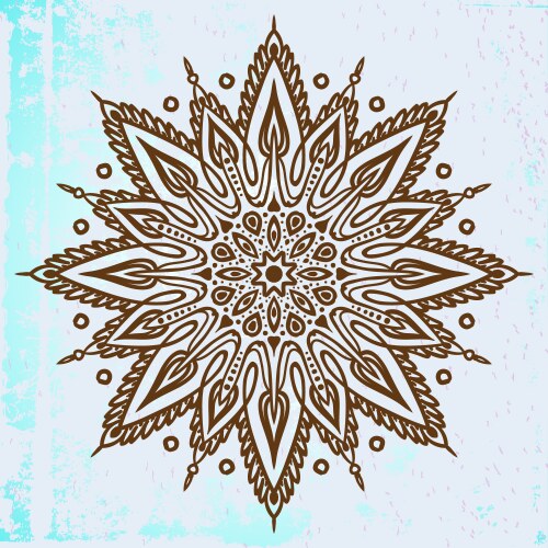 Mandala transparent background Royalty Free Vector Image