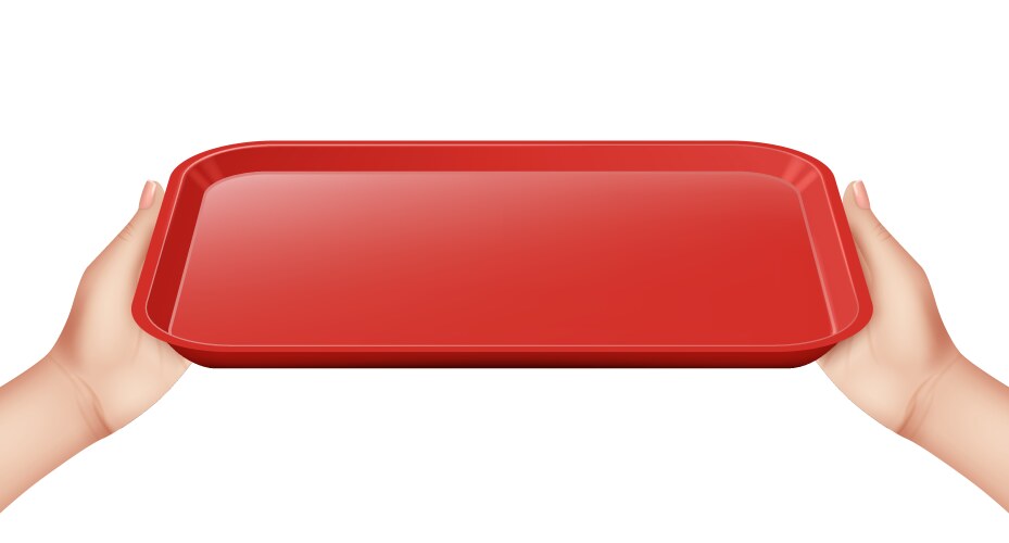 Hand Holding Tray Vector Images (over 2,200)