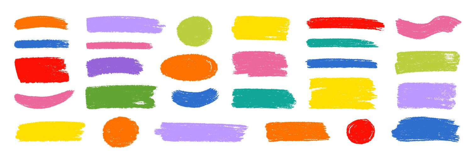 Brush paint background frame box color stroke Vector Image