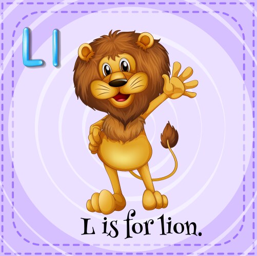 Lion Flashcards Vector Images (over 100)