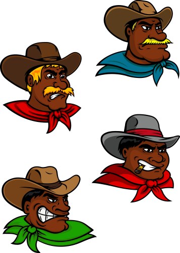 Texas cowboy Royalty Free Vector Image - VectorStock