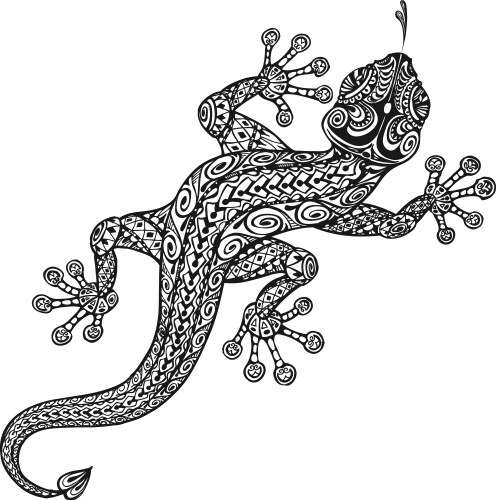 Lizard Outline Vector Images (over 4,800)
