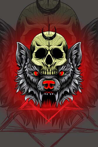 Wolf Skull Vector Images (over 1,200)