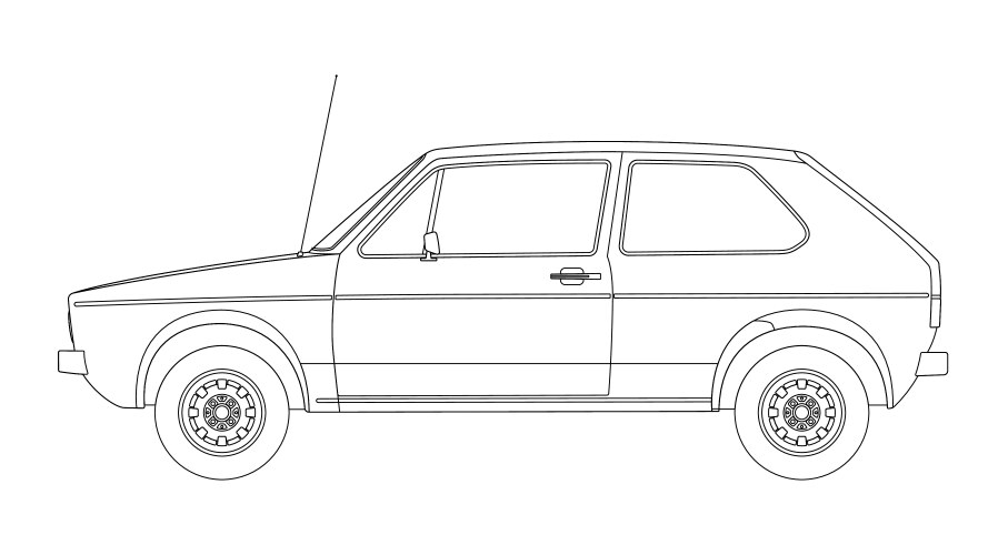 Volkswagen Golf Vector Images (over 190)