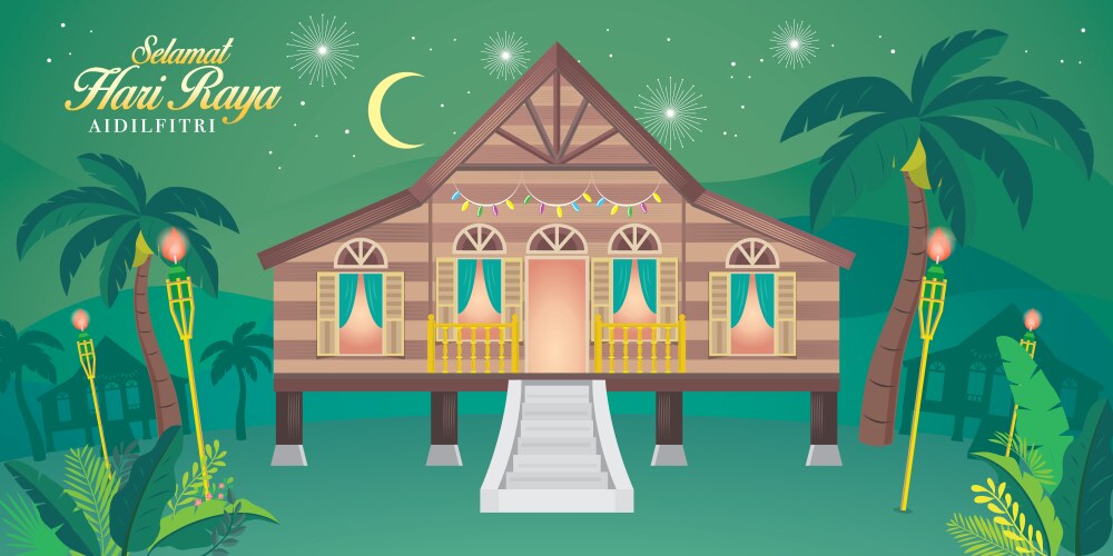 Hari Raya Cartoon Vector Images (over 570)