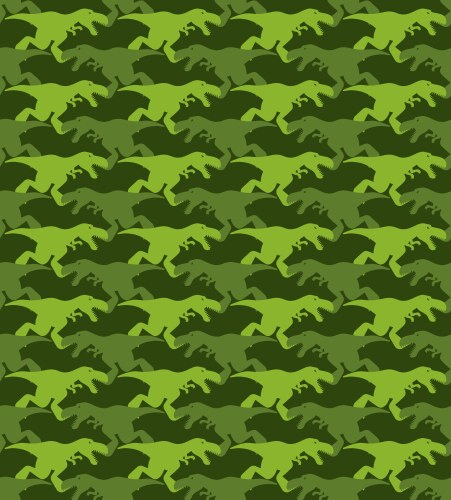 Dinosaur tyrannosaur pattern seamless t-rex Vector Image