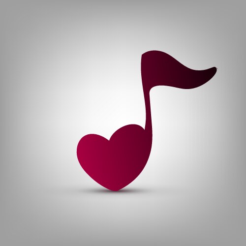 Music Note Heart Vector Images (over 9,000)