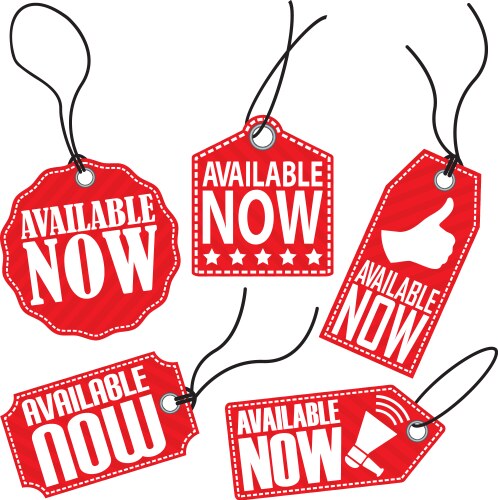 Available here rubber stamp Royalty Free Vector Image