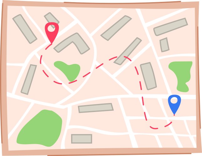 Cartoon Road Map Vector Images (over 7,100)