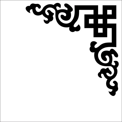 Corner Swirl Vector Corner Swirls Clipart Hd PNG, Swirl Corner 01,