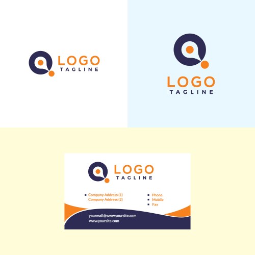 Letter g shopping cart logo design Royalty Free Vector Image