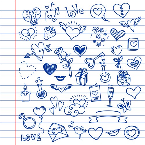 Love Doodles Vector Images (over 150,000)