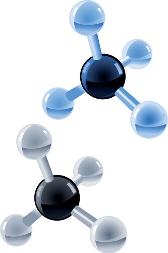Ion atom molecule education poster Royalty Free Vector Image