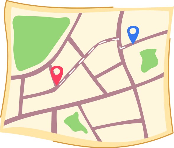 Cartoon Road Map Vector Images (over 7,100)