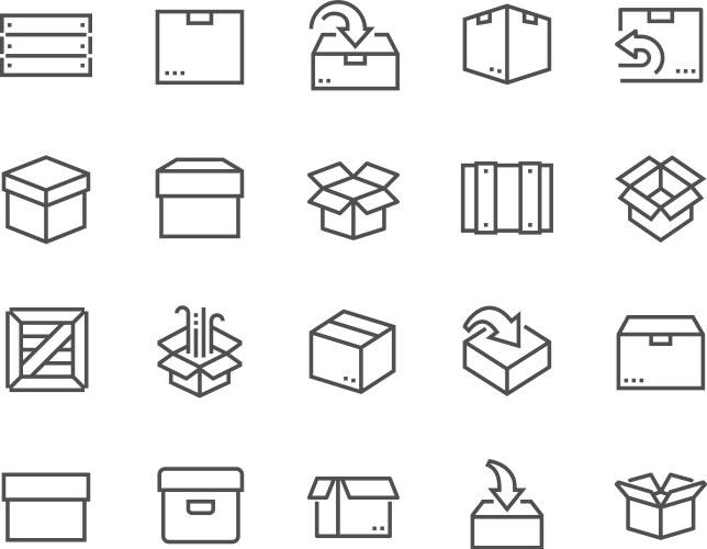Box Line Vector Images (over 320,000)