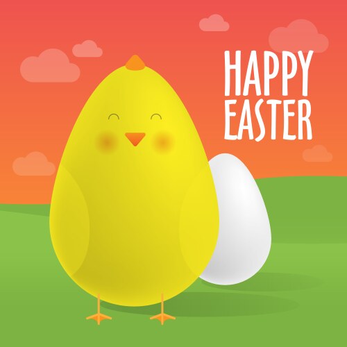 Cute Easter Chick Vector Images (over 12,000)