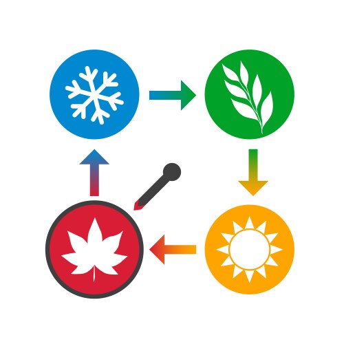 Four seasons logo Vector Images & Graphics for Commercial Use | VectorStock