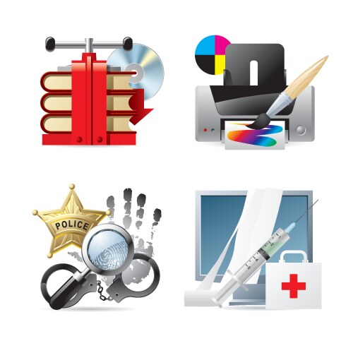 Website and internet icons Royalty Free Vector Image