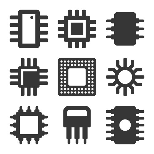 Device of technology electronic Royalty Free Vector Image