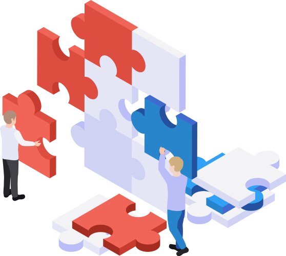 Business competition concept Royalty Free Vector Image