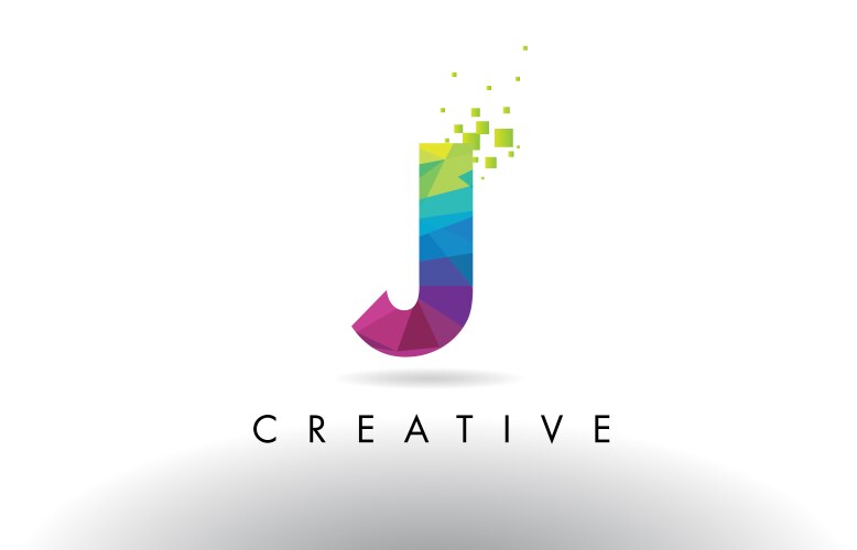 Letter j Royalty Free Vector Image - VectorStock