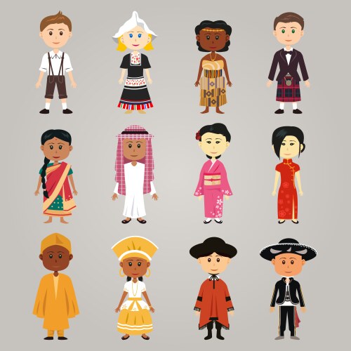 Different Cultures Culture Cartoon Vector Images (over 3,100)