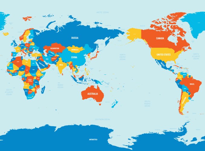 Southeastern asia map Royalty Free Vector Image