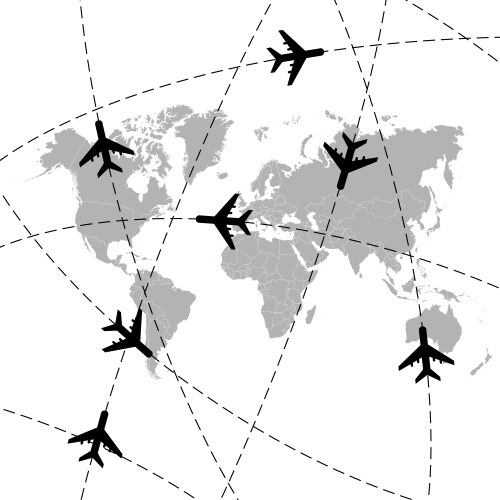 Airplane Border Vector Images (over 2,600)