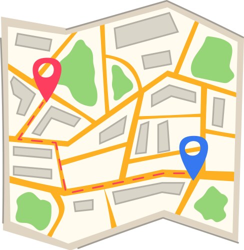 Cartoon Road Map Vector Images (over 7,100)