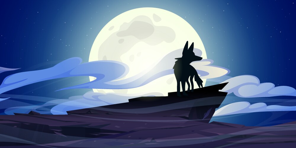 Wolf Moon Vector Images (over 3,100)