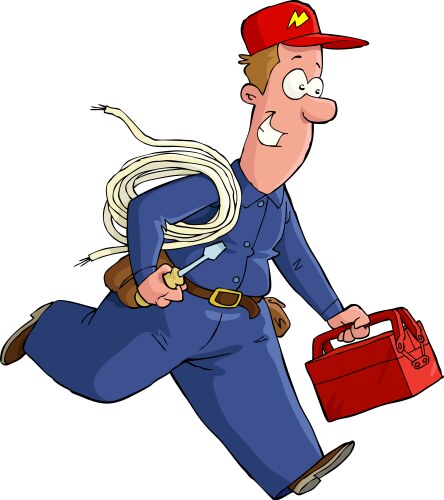 Cartoon Electrician Vector Images (over 3,600)