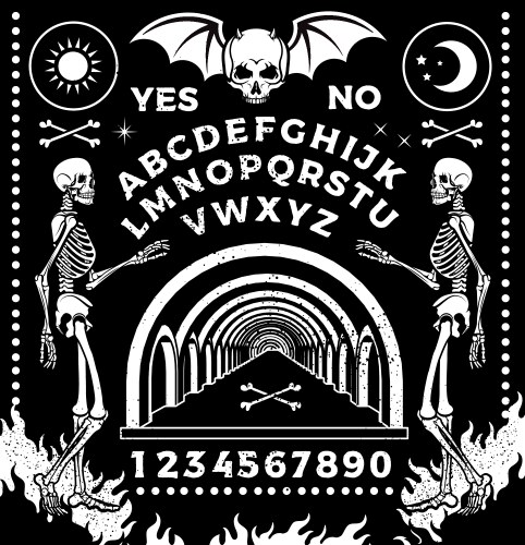 Occultism set with pentagram voodoo doll human Vector Image