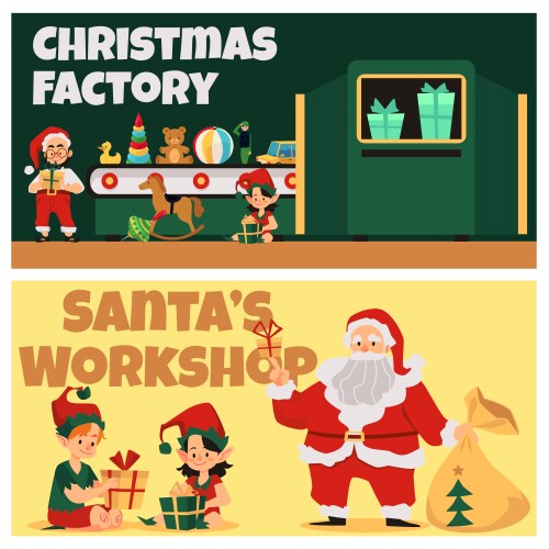 Santas Workshop Vector Images (over 1,200)