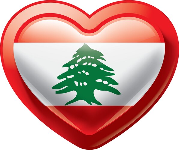 Lebanon heart Vector Images & Graphics for Commercial Use | VectorStock