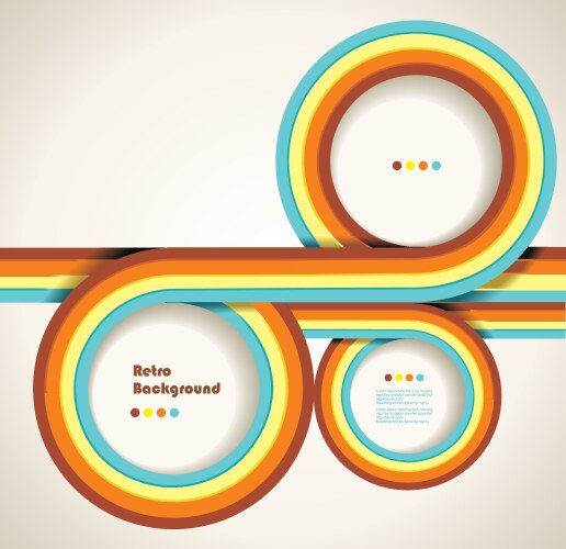 Retro background design Royalty Free Vector Image