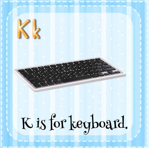 Letter k Royalty Free Vector Image - VectorStock