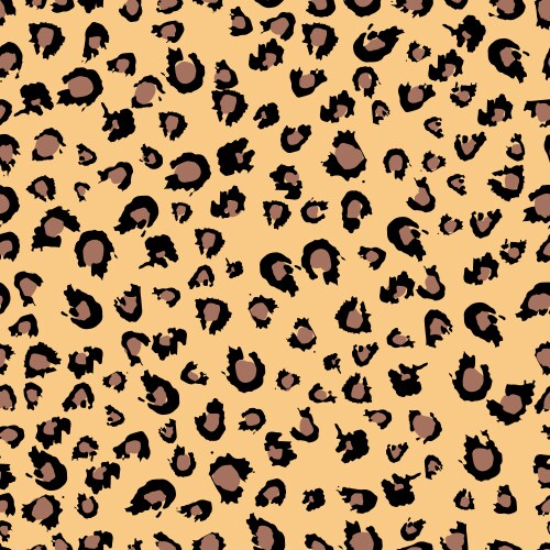 Leopard print seamless Royalty Free Vector Image