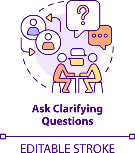 People avatar icon woman asking question Vector Image