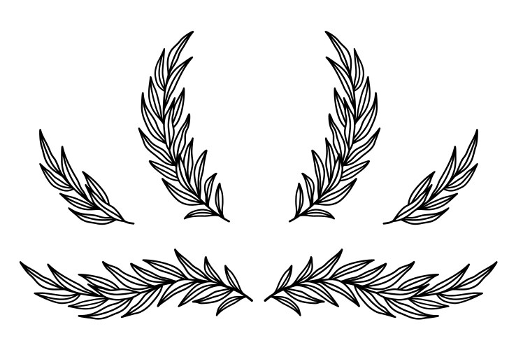 Roman Leaves Vector Images (over 1,000)